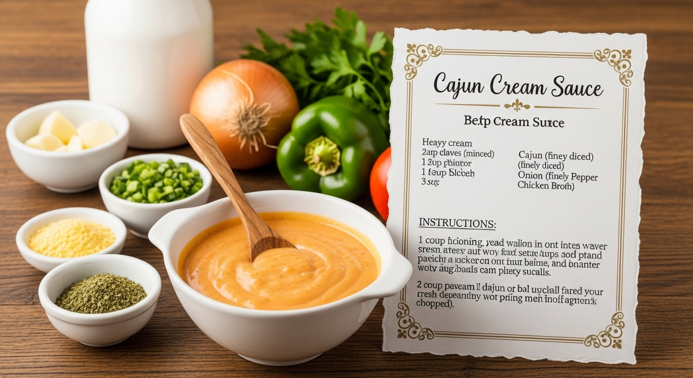 Creamy Cajun Kick: Simple Cajun Cream Sauce Recipe - Flavrpins